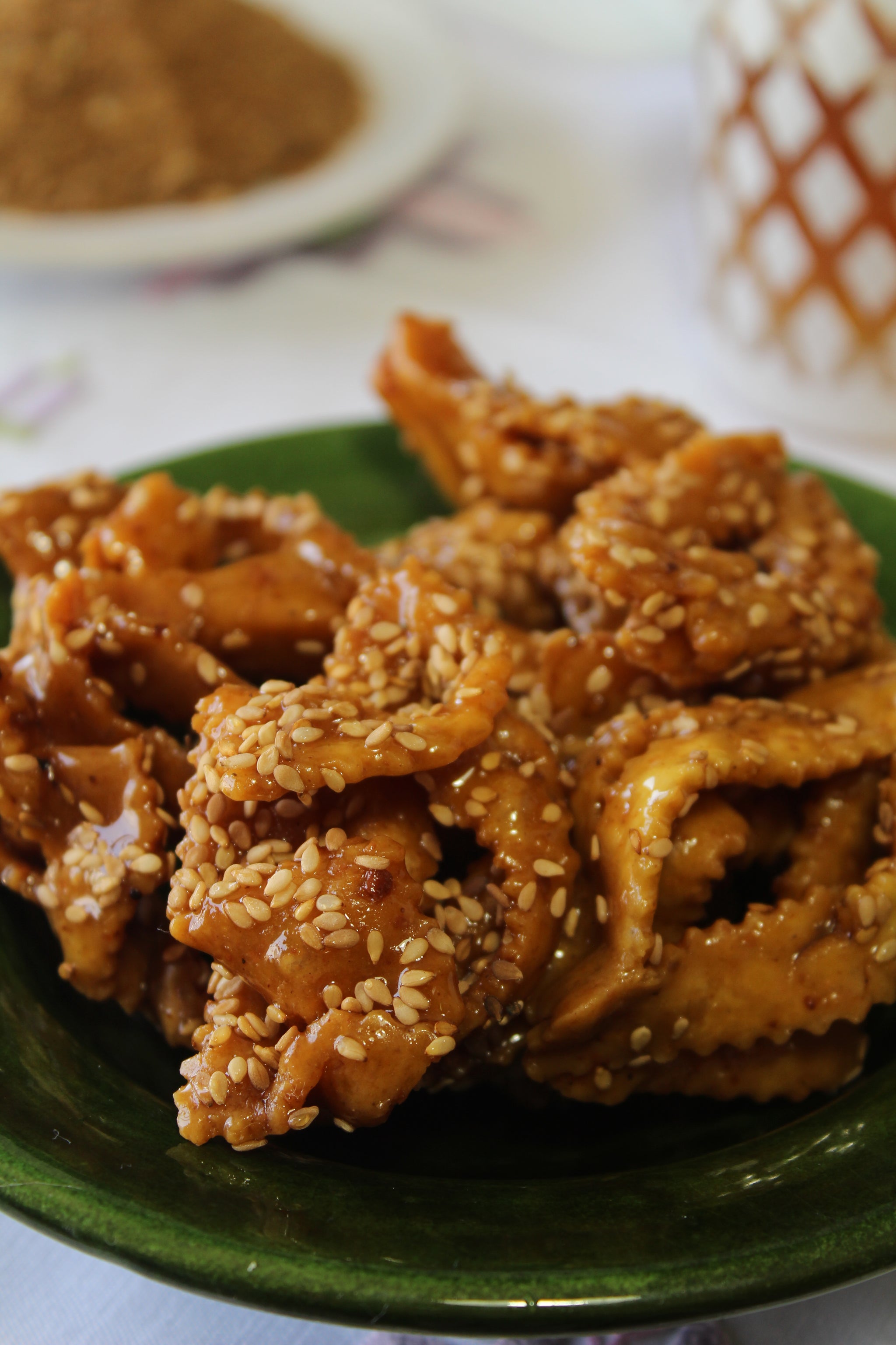 Chebbakia aux Amandes – Rose Léon - Sans Gluten